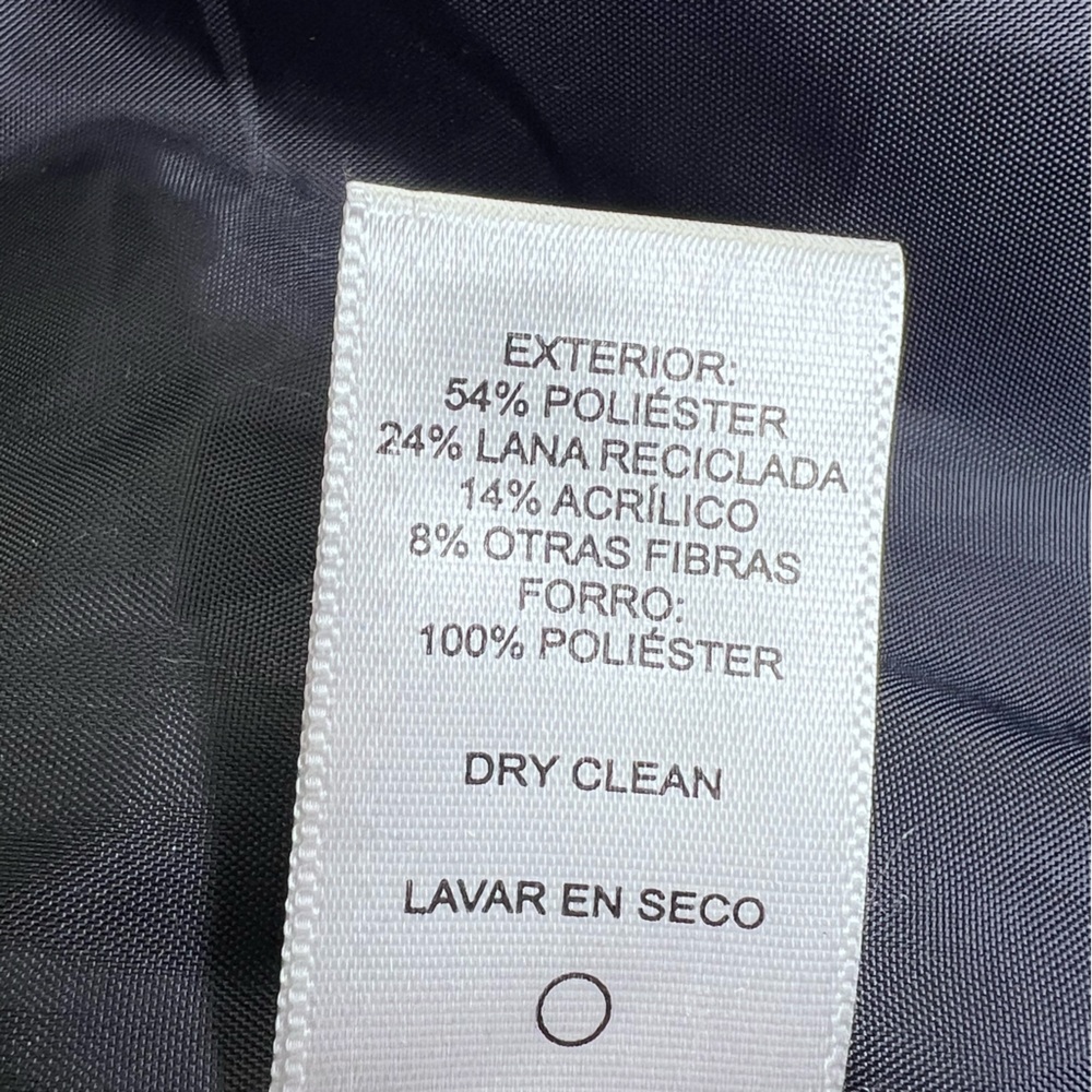 Uk Style French Connection Herringbone Big Collar Jac… - Gem